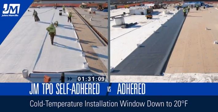 Introducing JM Self-Adhering TPO | Johns Manville